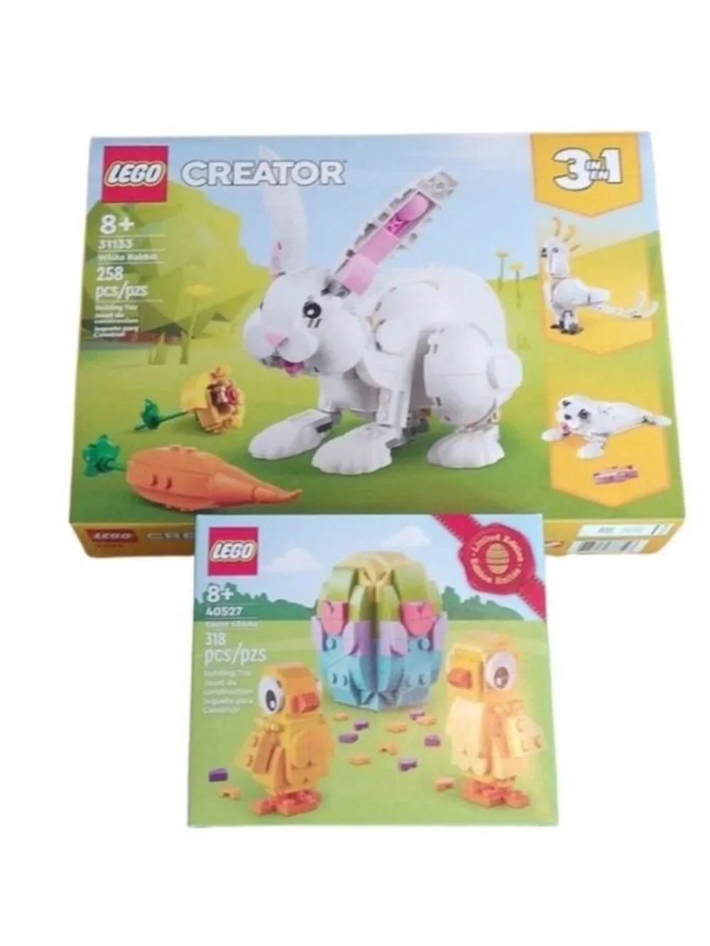 Lego | Other | Lego 3133 White Rabbit 3in1 And 4527 Easter Egg And ...